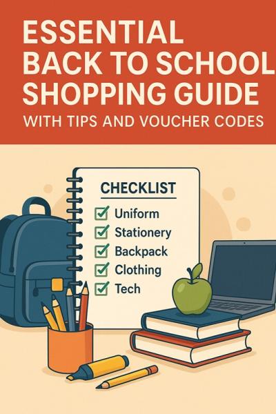 Essential Back to School Shopping Guide with Tips and Voucher Codes